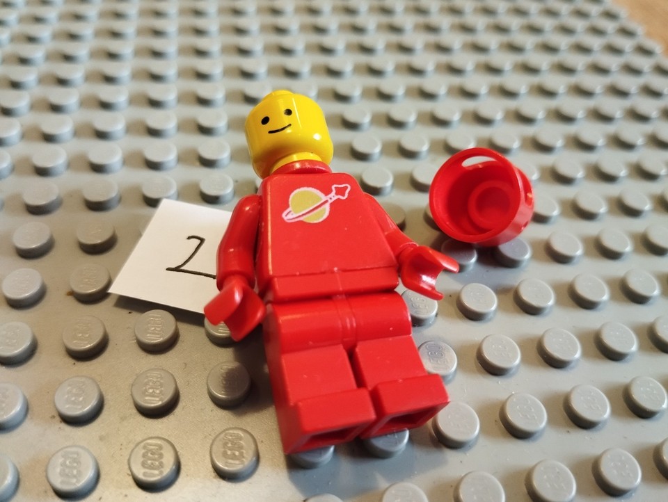 Lego Space Minifigures Black Spaceman Vintage | eBay UK