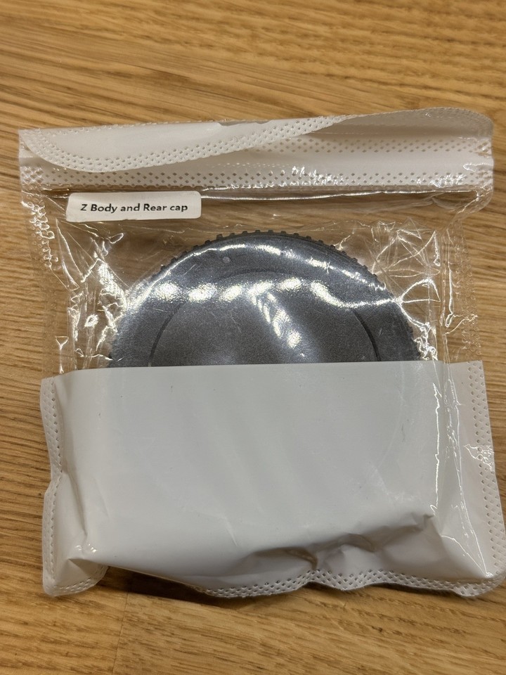 Rear Lens Cap & Body Cap Set for Nikon Z Mount Mirrorless Cameras ...