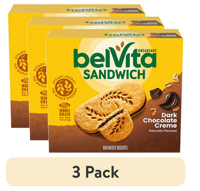 (3 pack) Breakfast Bars Biscuits, Chocolate, 5 Packs (4 Biscuits Per ...