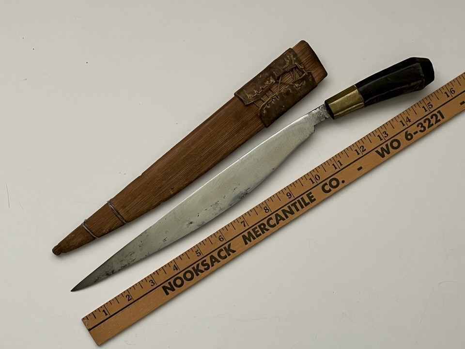 Visayan Dagger Knife Philippines Filipino tenegre garab moro kris | eBay
