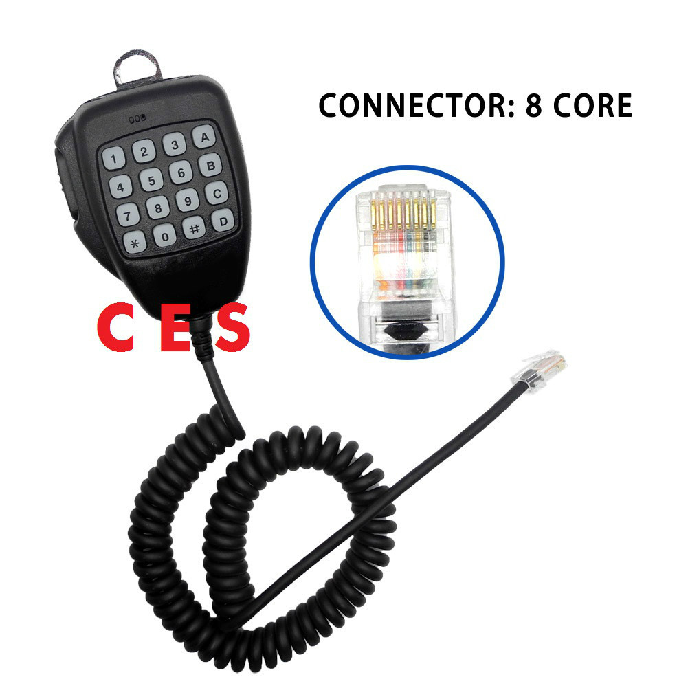 HM-118TN DTMF Mic for ICOM Car Mobile Radio IC-208H IC-2720H IC-2725E ...