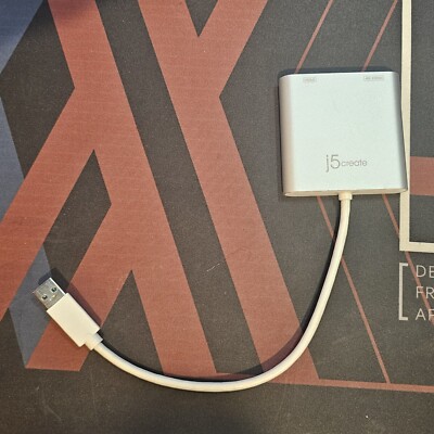 J5 CREATE JUA365 USB 3.0 to Dual HDMI Multi-Monitor Adapter SILVER ...