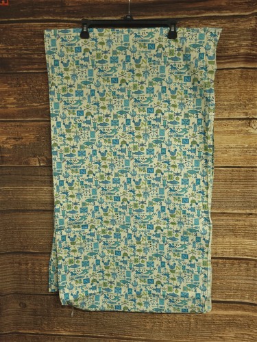 Vintage Fabric With Weather Vanes Concord Textiles 42"W X 4 yards Blue ...