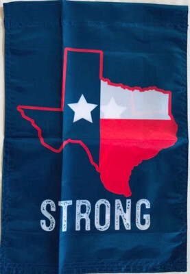 12X18 TEXAS STRONG MAP BLUE GARDEN POLE SLEEVE HOUSE FLAG BANNER | eBay