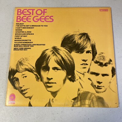 Bee Gees - Best Of The Bee Gees LP ATCO SD 33-292 Gold Record Award EX ...