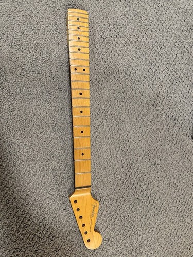Warmoth maple reverse headstock stratocaster neck with 6105 frets | eBay
