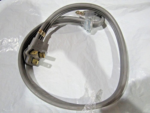 Electrical Dryer Range Gray Replacement Cord 4ft 3 Prong 300V E72389-F ...