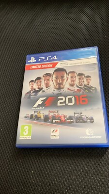 F1 2016 -- Limited Edition (Sony PlayStation 4, 2016) 816819013588 ...