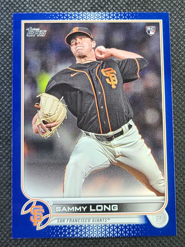 2022 Topps Series 1 - Sammy Long - Royal Blue parallel - Rookie #308 ...