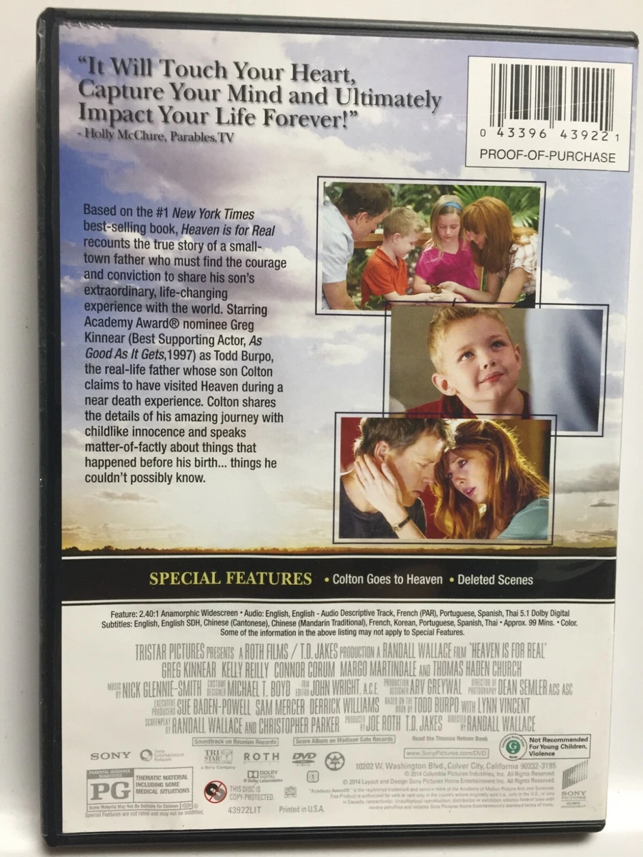 Heaven Is For Real Dvd Cover Art