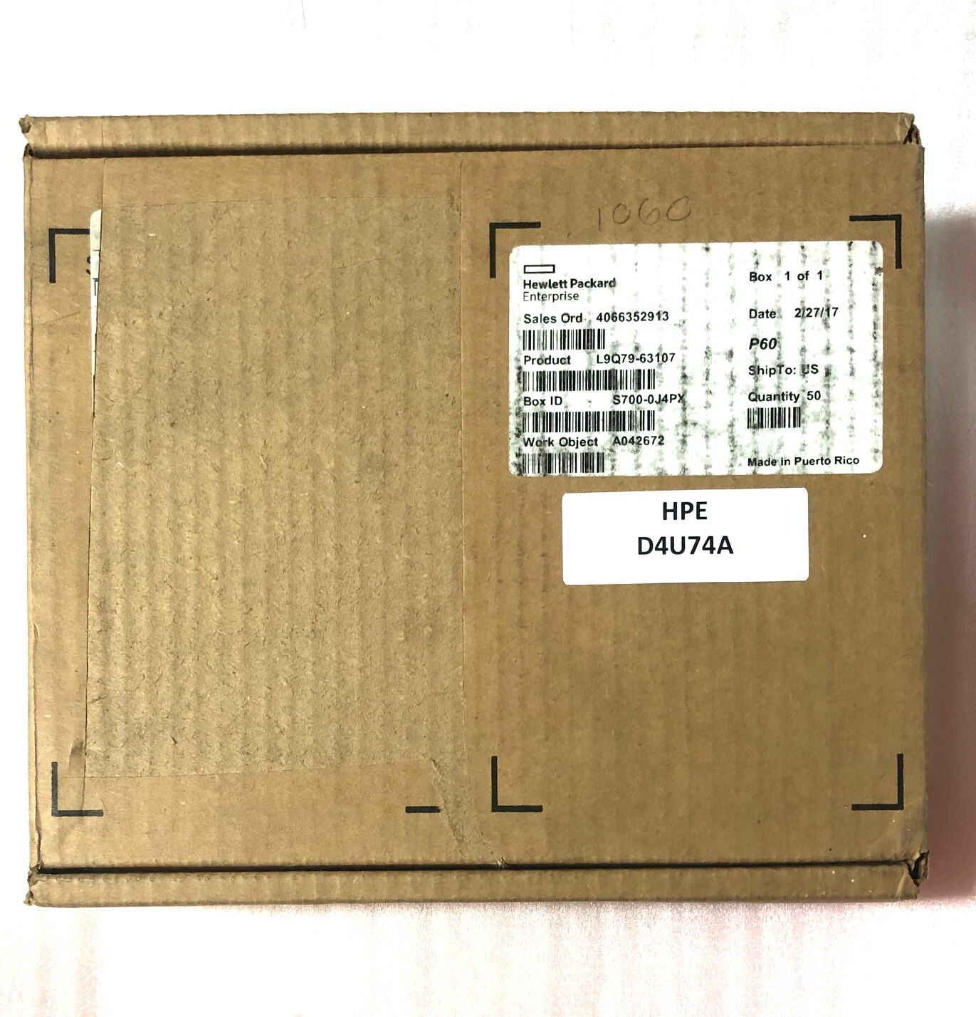 D4U74A HPE CS SAP HANA iLO Adv-BL 3yr TSU LTU : CS900 SAP HANA Software ...