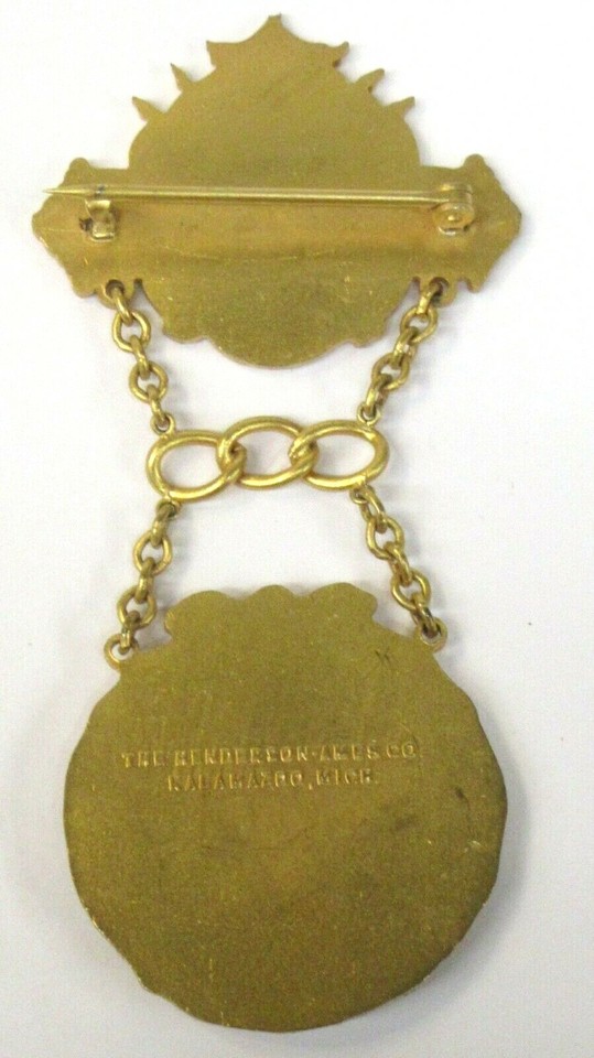 Liberty Bell IOOF Odd Fellows 1905 PHILADELPHIA enamel pinback badge ...