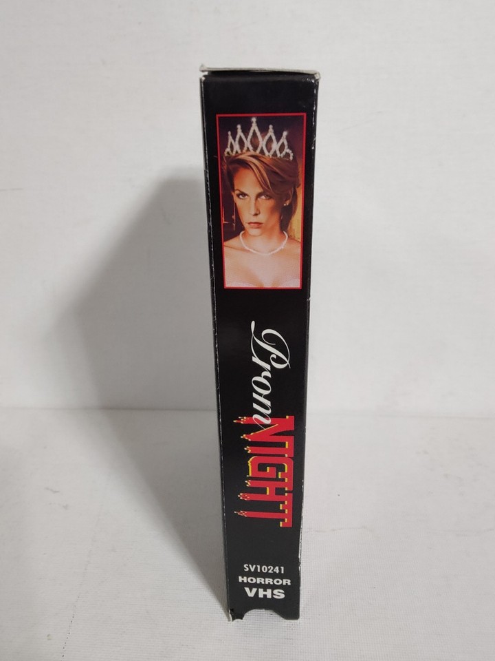 Prom Night (VHS, 1997) Jamie Lee Curtis Leslie Nielsen Slasher Film | eBay