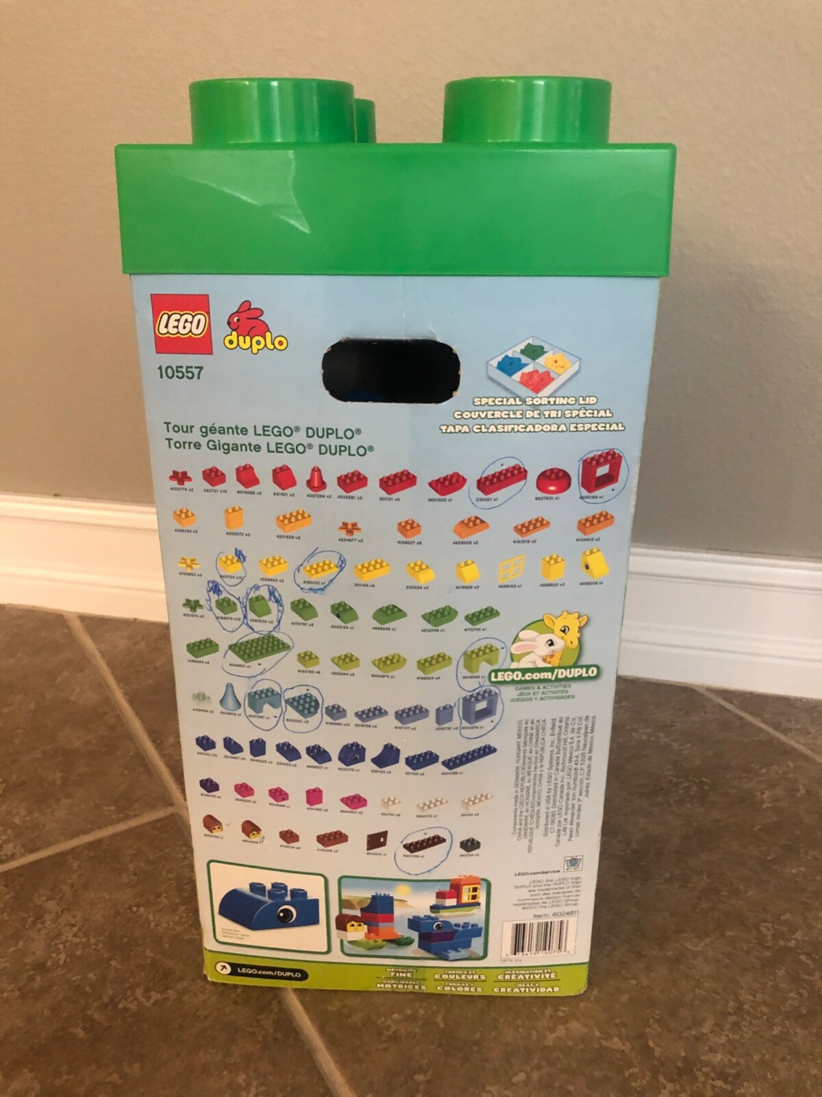 LEGO DUPLO Giant Tower XXL 200 Pieces 10557 | eBay