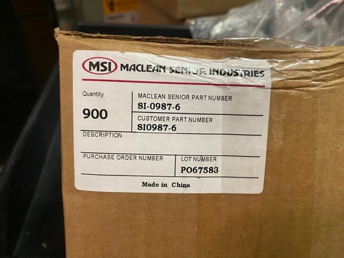 MSI Maclean Senior Industries Drop Wire Clip (Box of 900) SI-0987-6 | eBay