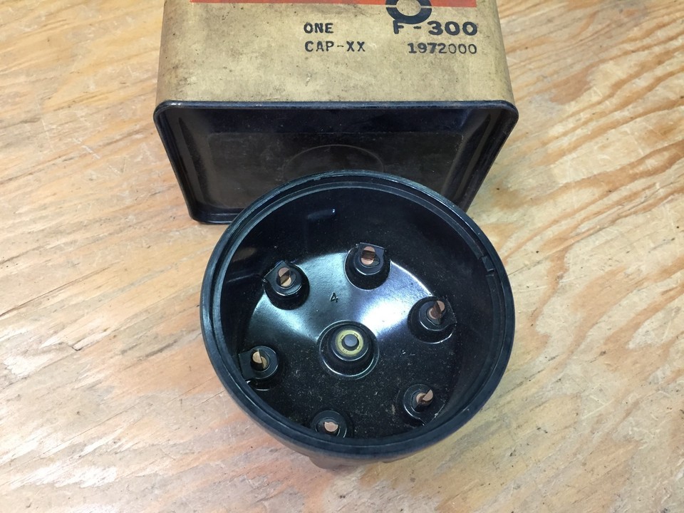 NOS GM DELCO REMY D/R 6 CYLINDER DISTRIBUTOR CAP (COPPER) F-300 1972000 ...