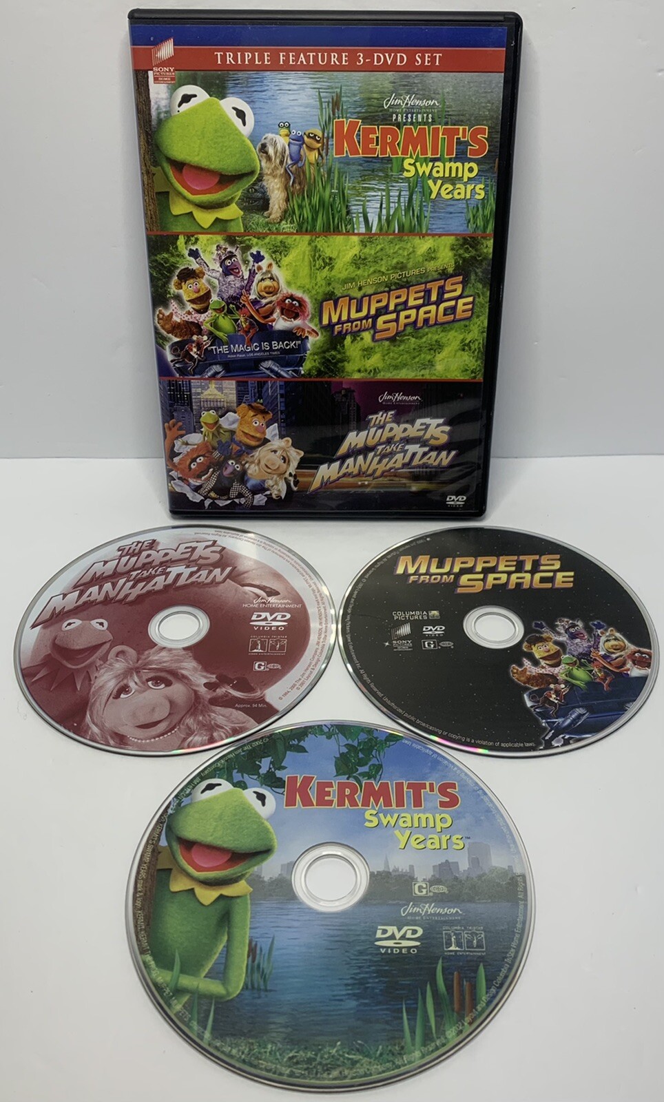 Muppets Triple Feature (Kermits Swamp Years, From Space, Take Manhattan ...
