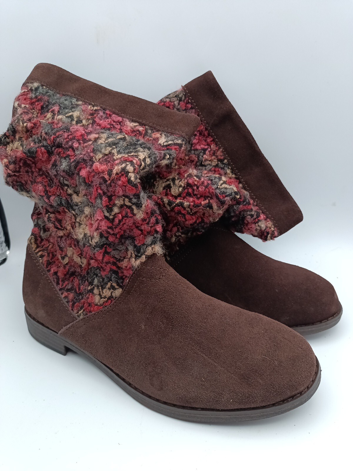 Toms Boots Womens 6.5 Serra Slouch Winter Tall Pull On 710515 Brown Leather S15B | eBay