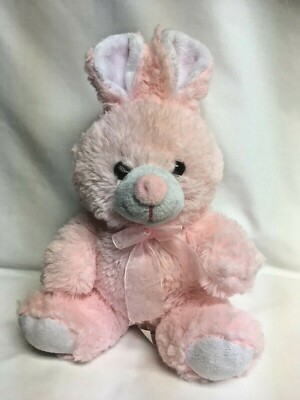 Plush Pink Bunny - Adorable - Cuddly - Very Soft But Plump | eBay