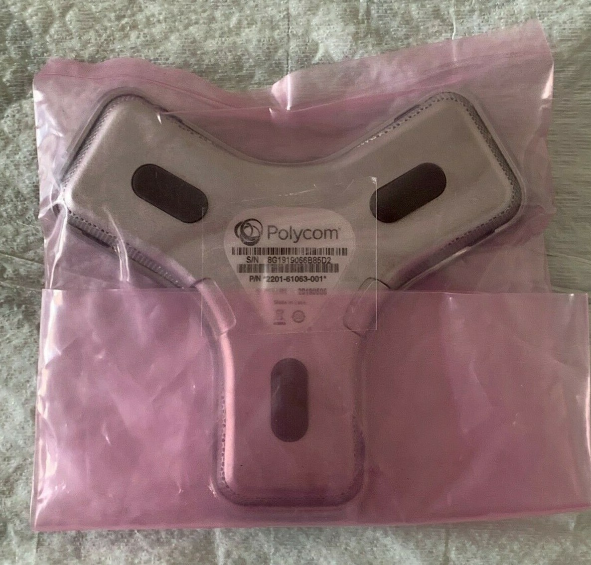 New Polycom RealPresence Microphone 2201-61063-001 w/ 7.6m cable 2457 ...