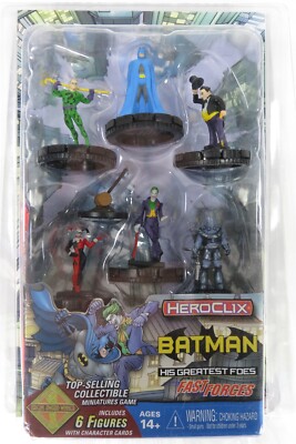Fast Forces ~ BATMAN His Greatest Foes Set HeroClix DC Comics sealed ...