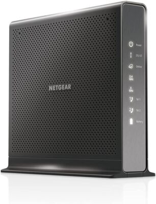 NETGEAR Nighthawk Cable Modem WiFi Router Combo with Voice C7100V ...