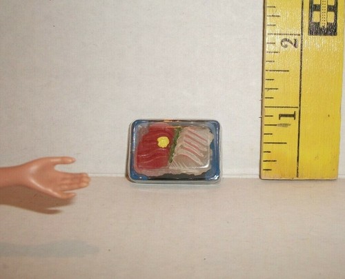 MINIATURE RE-MENT FOOD PACKAGED CUT FISH FOR DOLLS 1/6 SCALE LITTLES ...