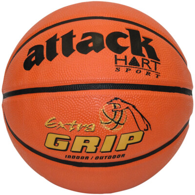 HART ATTACK EXTRA GRIP BASKETBALL - SPECIAL RUBBER COMPOUND GRIP BALL ...
