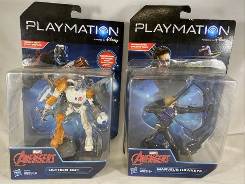 2015 Marvel Avengers Playmation | Ultron Bot & Hawkeye | Smart Figures ...