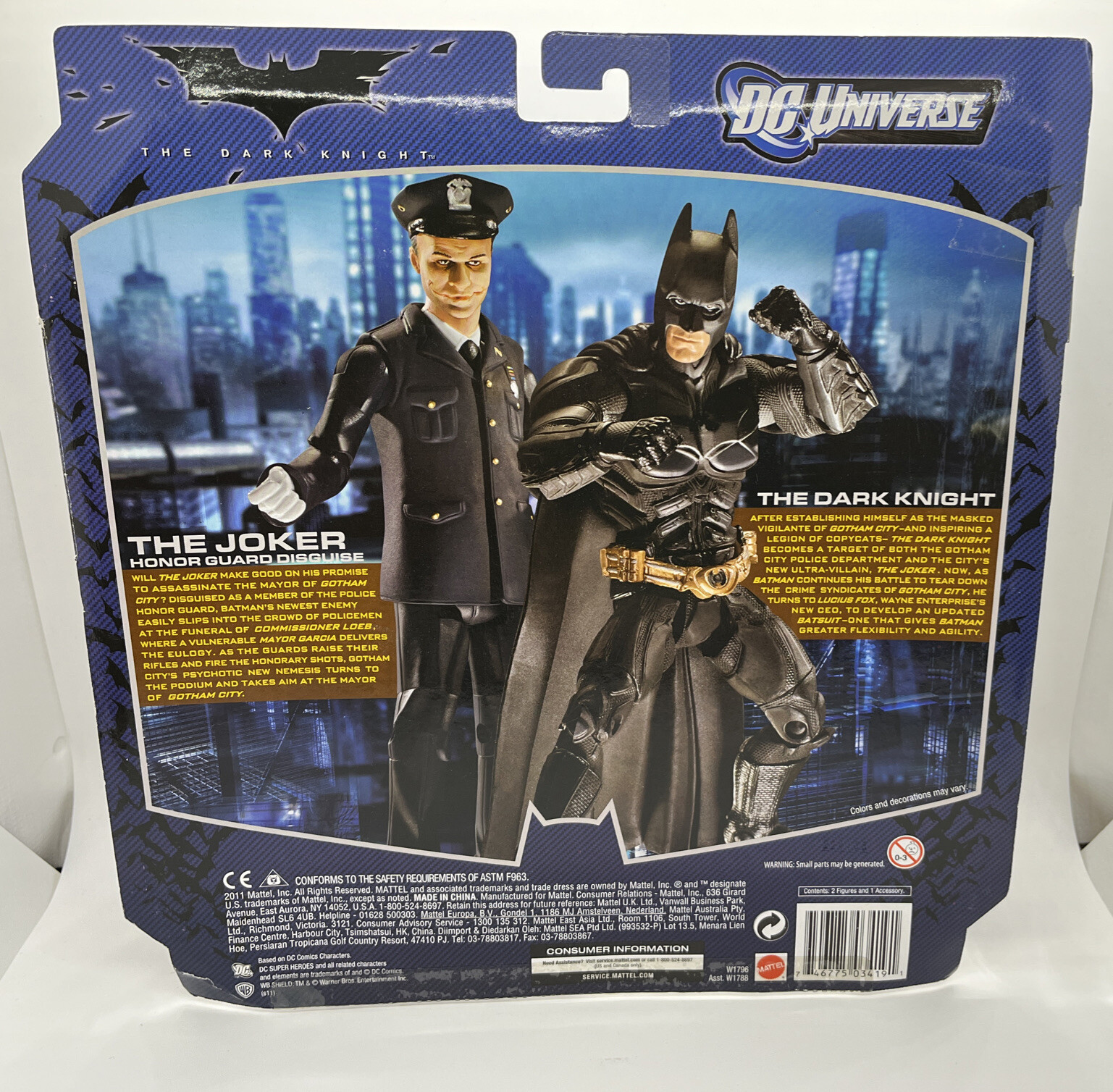 DC Batman Legacy Edition The Dark Knight Joker Police Guard 2 pack ...