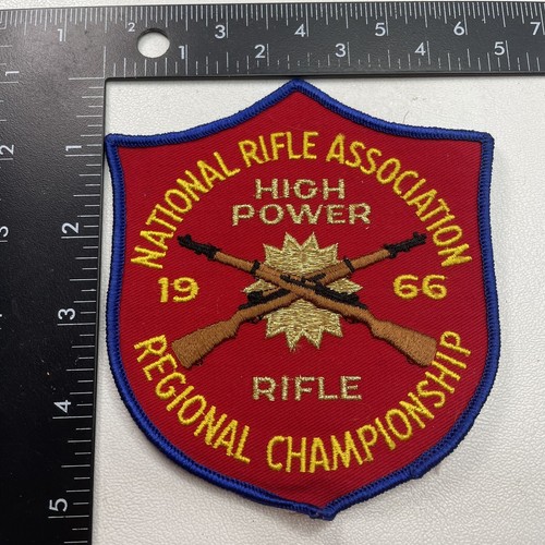 Vtg 1966 HIGH POWER RIFLE REG. CHAMP NRA Patch National Rifle ...