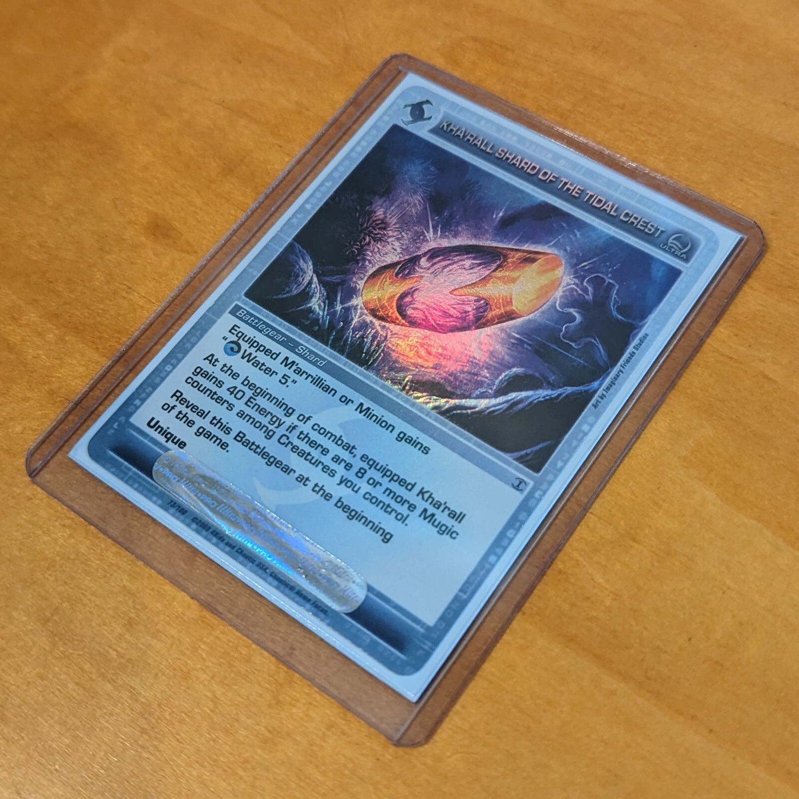 KHA'RALL SHARD OF THE TIDAL CREST Ultra Rare Foil 1st Edition Chaotic ...