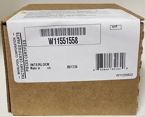 Genuine OEM Whirlpool Microwave Interlock Switch W11551558 New | eBay