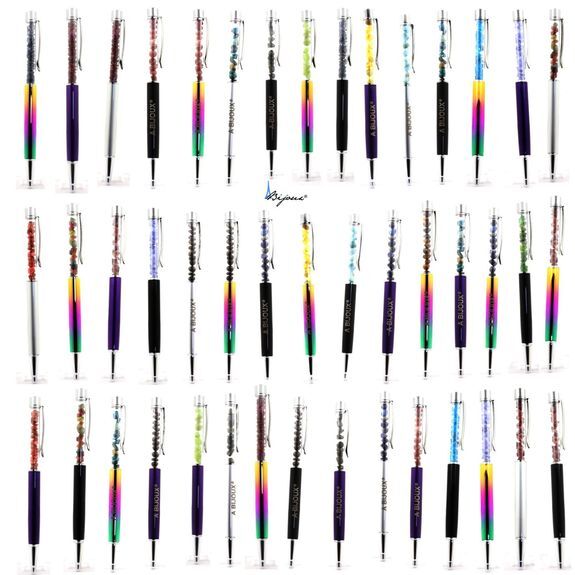 Stones And Minerals. Raw Ruby Mineral Pen Madagascar. Navy Blue Color ...