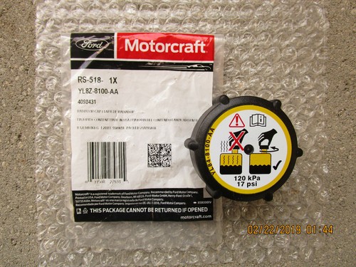 FORD MERCURY YL8Z-8100-AA MOTORCRAFT RS518 RADIATOR ENGINE COOLANT ...