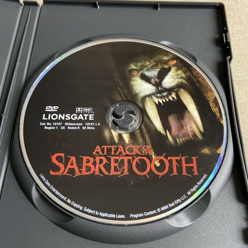 Attack of the Sabretooth (DVD 2005) Sci-Fi Horror George Miller Robert ...