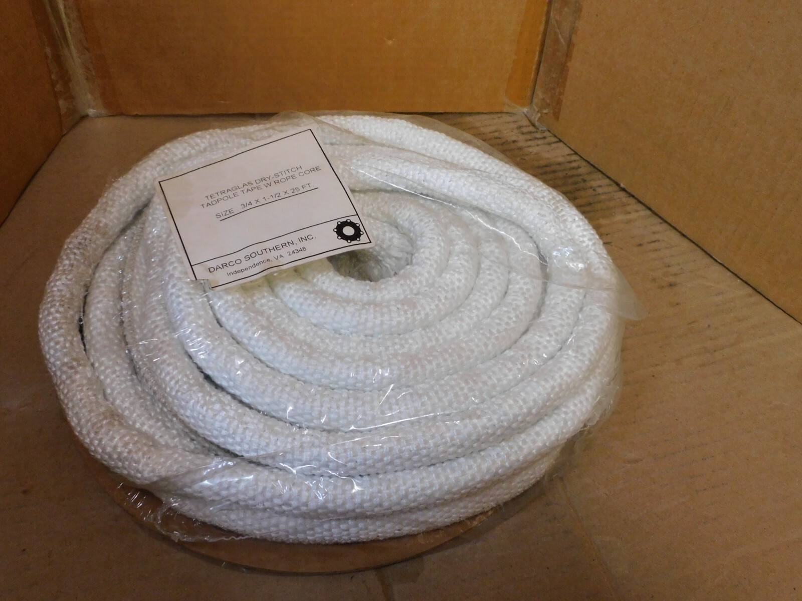 DARCO SOUTHERN TETRAGLAS DRY-STITCH TADPOLE TAPE W ROPE CORE 3/4" X 1-1 ...