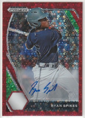 🔴🍩 2021 Prizm Draft Ryan Spikes PDP100 Autograph Red Donuts /99 🍩🔴 | eBay