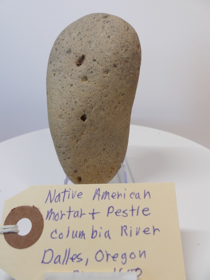 Stone Mortar & Pestle. Native American Columbia River, The Dalles ...