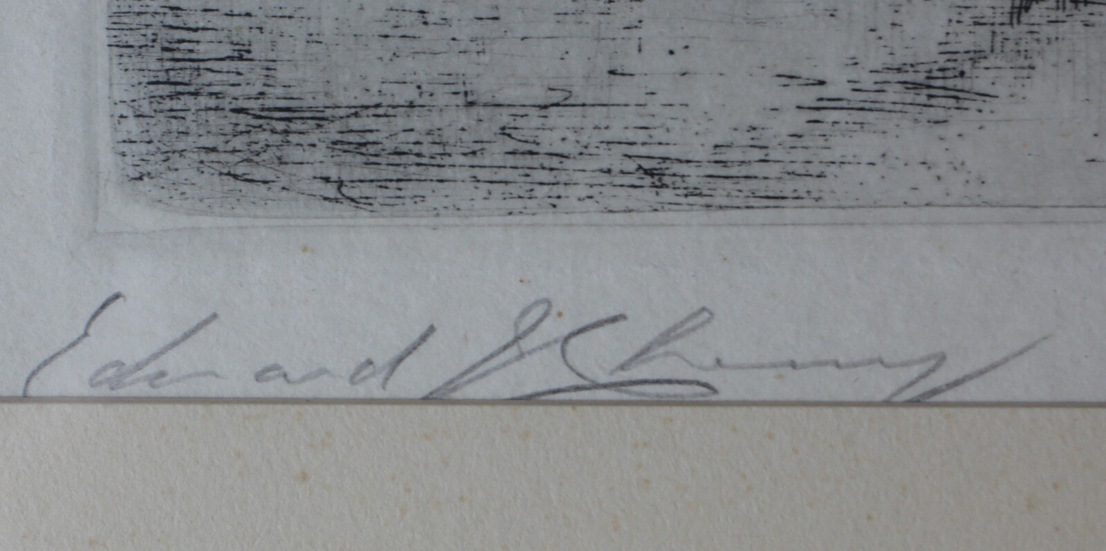 Edward J. Cherry Etching Westminster Abbey signed artist's proof 25/60 ...