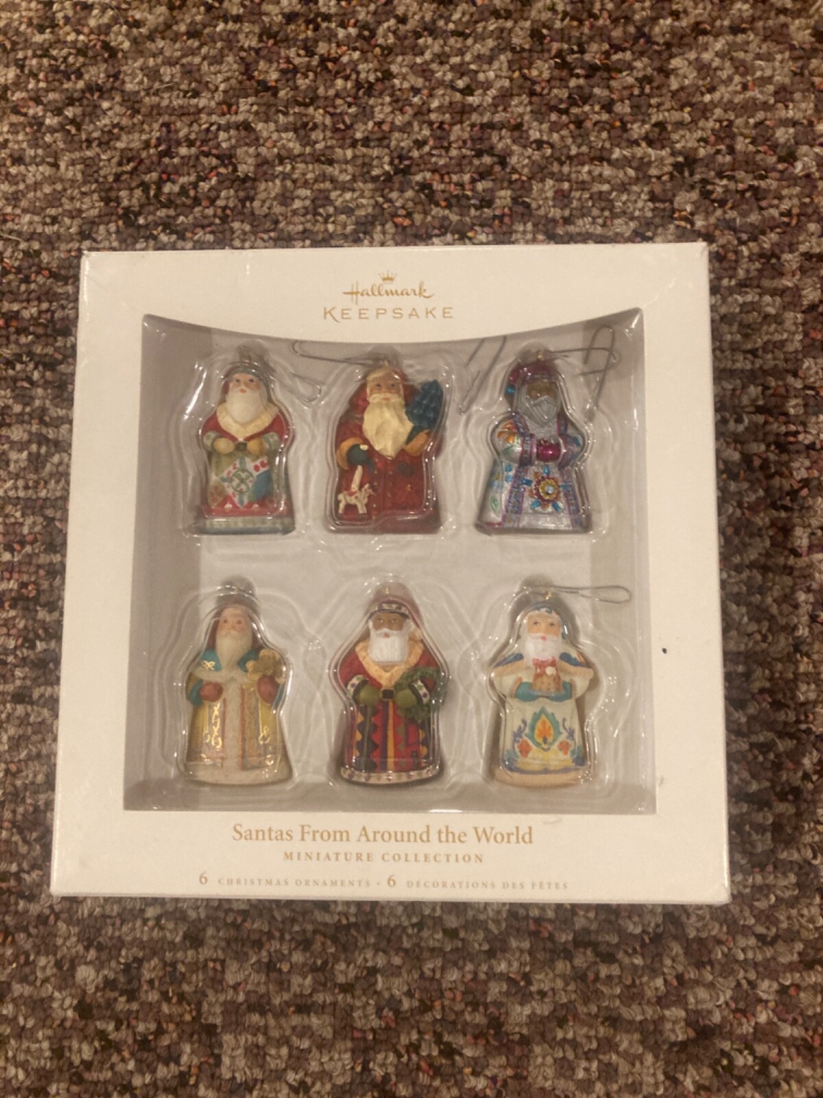 2006 Hallmark SANTAS FROM AROUND THE WORLD Keepsake Miniature Ornaments ...