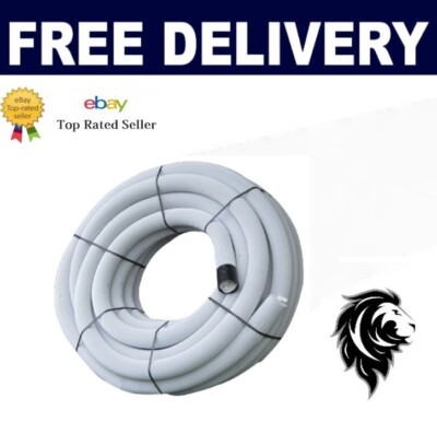 Geotexile Wrapped Land Drainage Pipe 100mm Perforated (50m Coil) | eBay UK