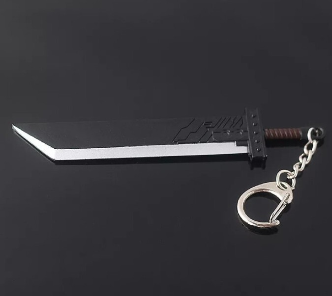 Final Fantasy 7 VII Remake Cloud Strife Buster Sword Keyring Keychain ...