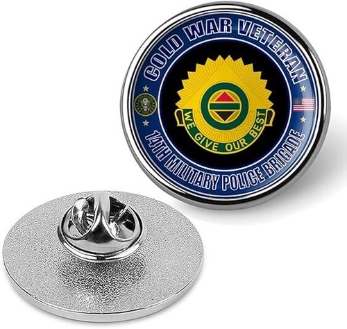 Cold War Veteran 14th Military Police Brigade Tie Suit Shirt Lapel Pin ...