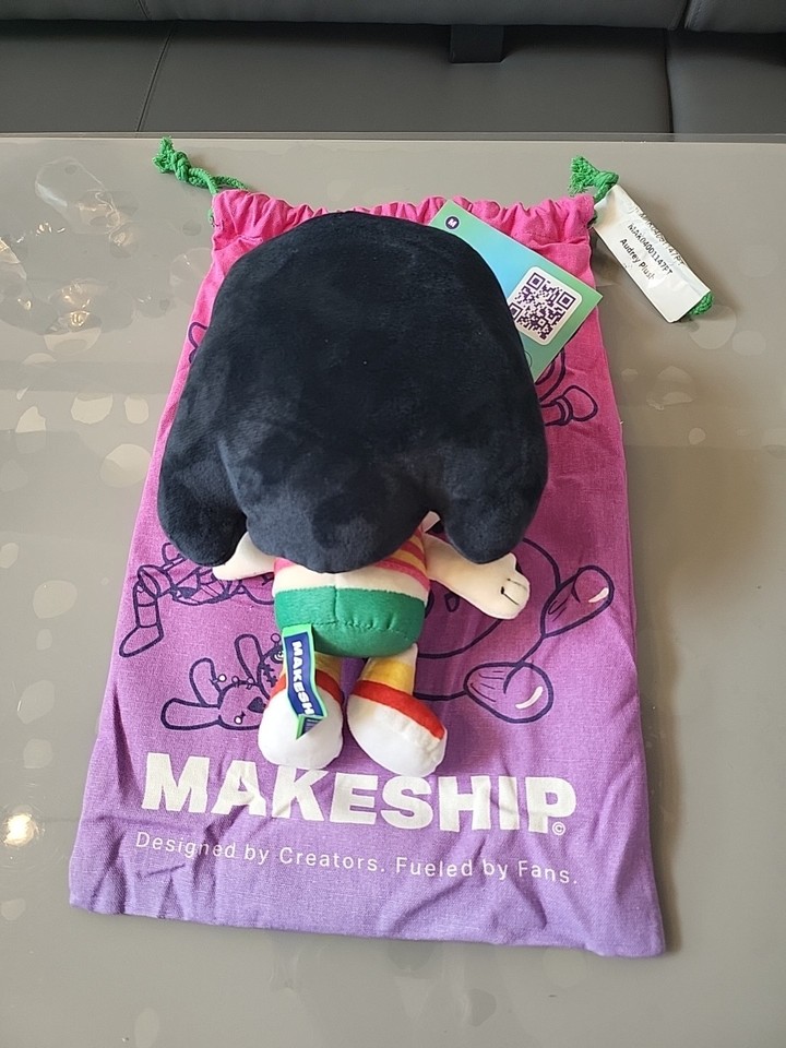 Makeship Audrey Plushie By Hagen Toons 1/513 Genuine Mint Original Bag ...