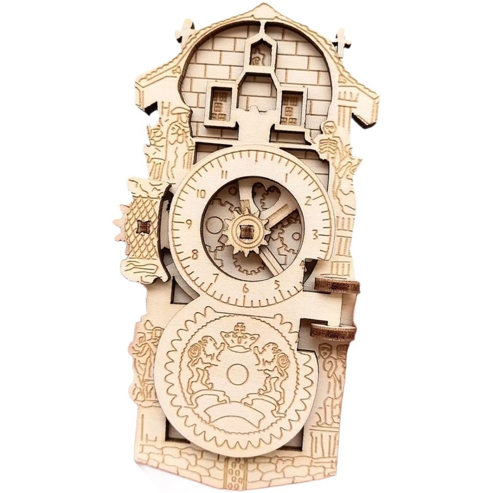 Prague Astronomical Clock Fridge Magnet Travel Souvenir with Vintage ...