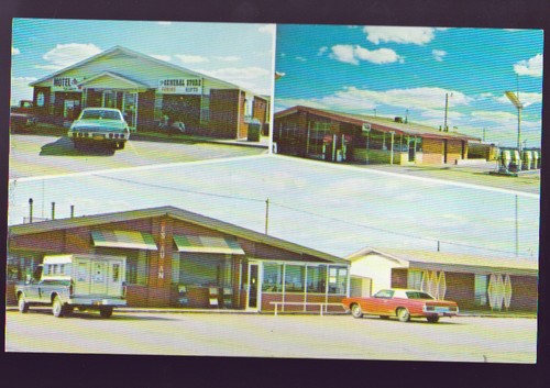 BRAMAN OKLAHOMA OK Oklahoman Food Service Area Gas 3 Views Old Vintage ...