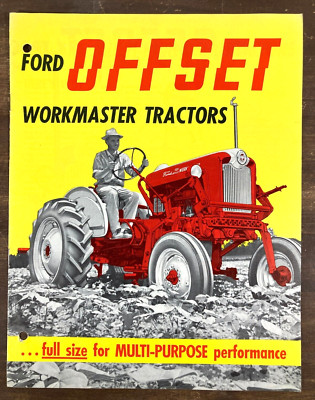 Ford Offset Workmaster Tractors 1962 Dealer Sales Brochure 501 Series ...
