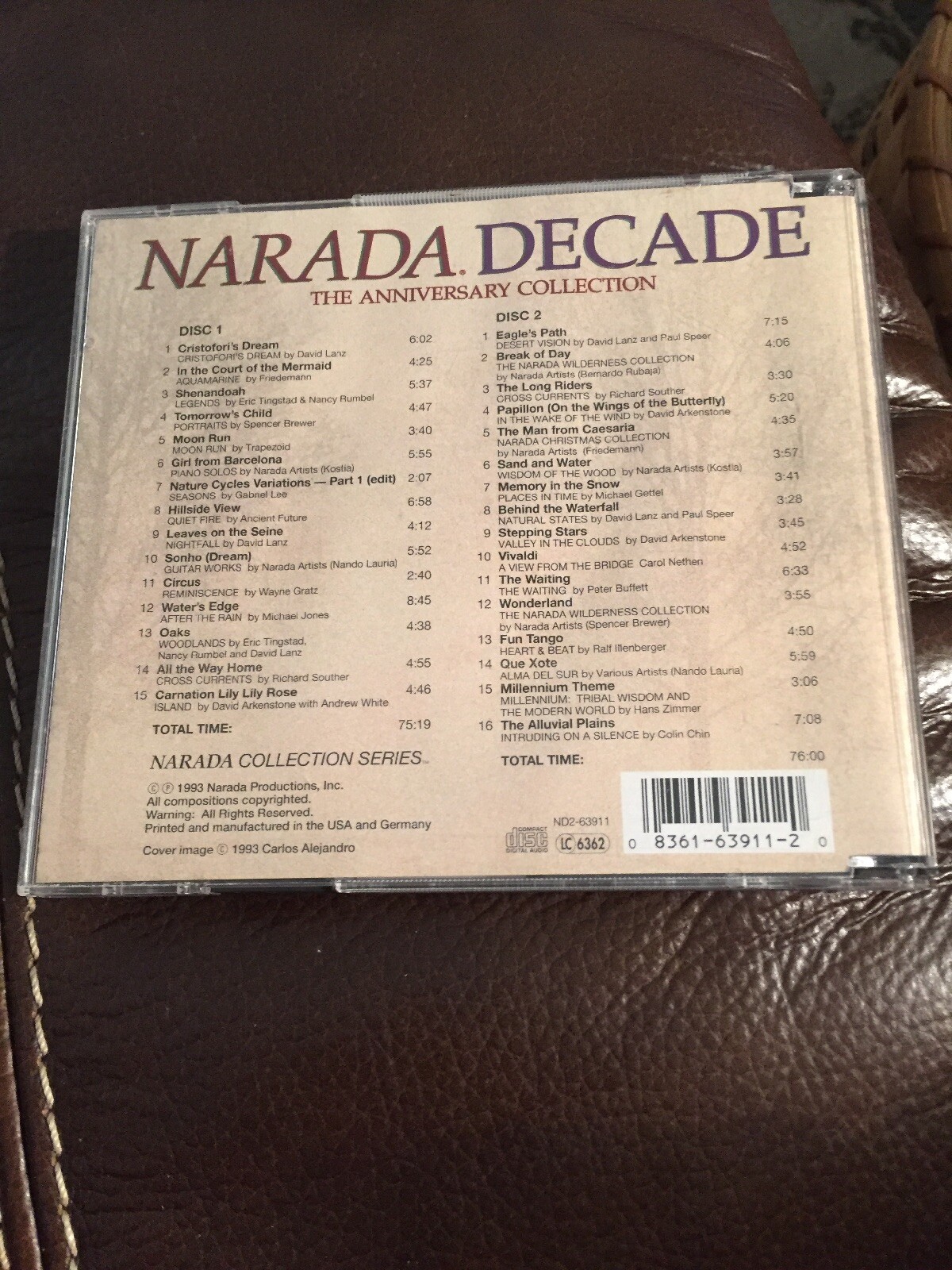 Narada Decade: The Anniversary Collection by Various Artists (CD, Apr ...