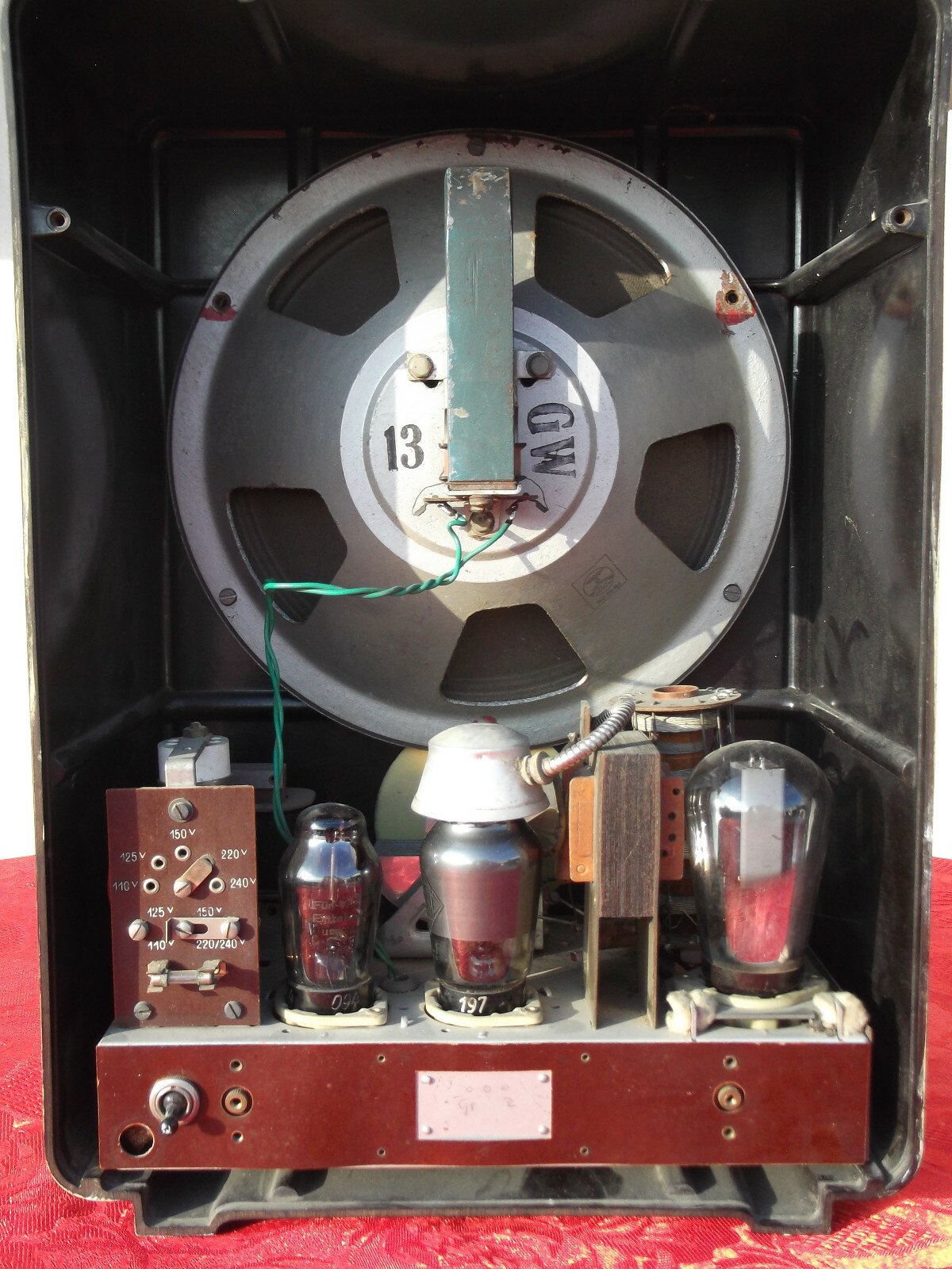 VE 301 RADIO VOLKSEMPFÄNGER GW WWII GERMAN RECEIVER TELEFUNKEN WW2 ...